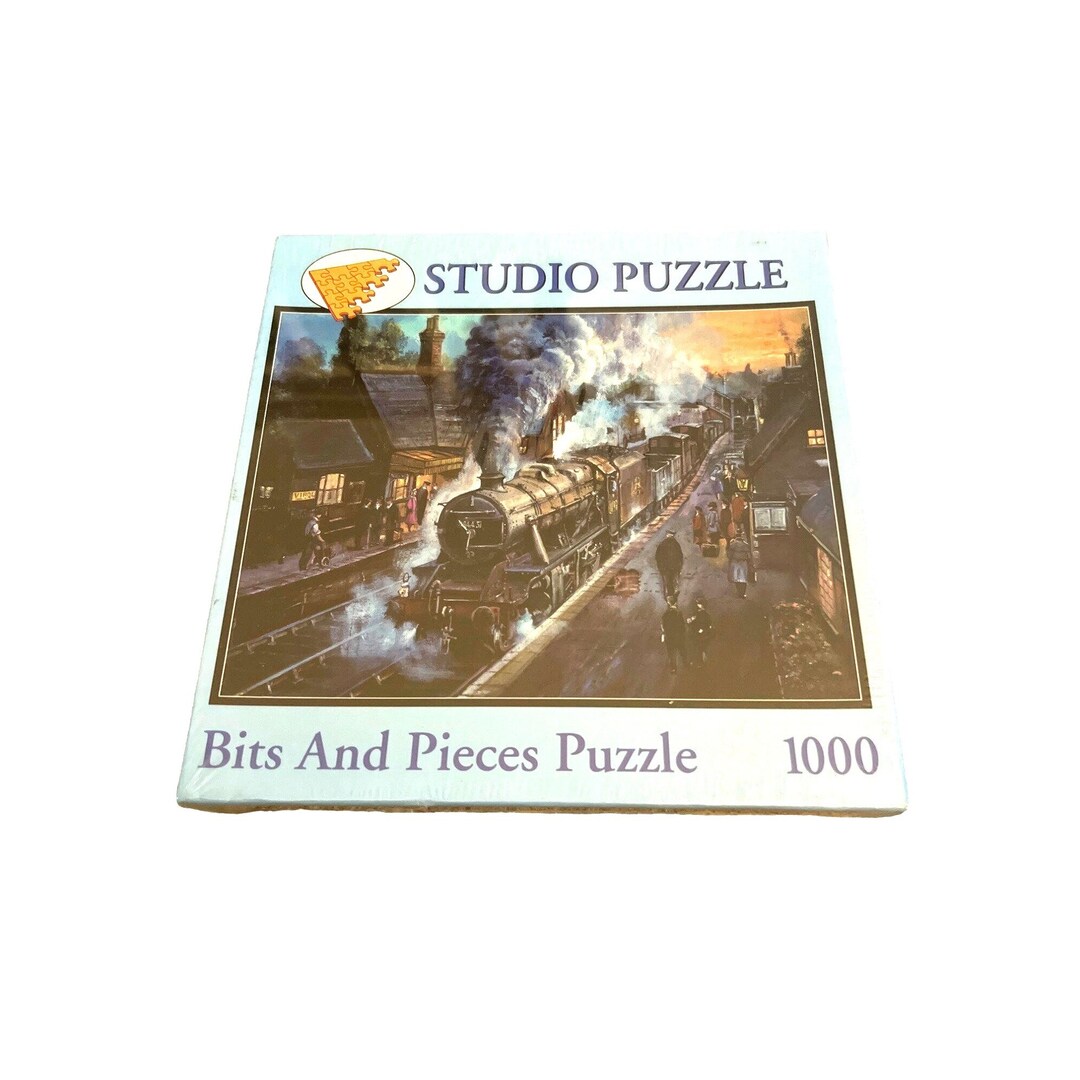 Railroad Puzzle TRAIN 1000 Piece Studio Bits and Pieces Studio Peter ...