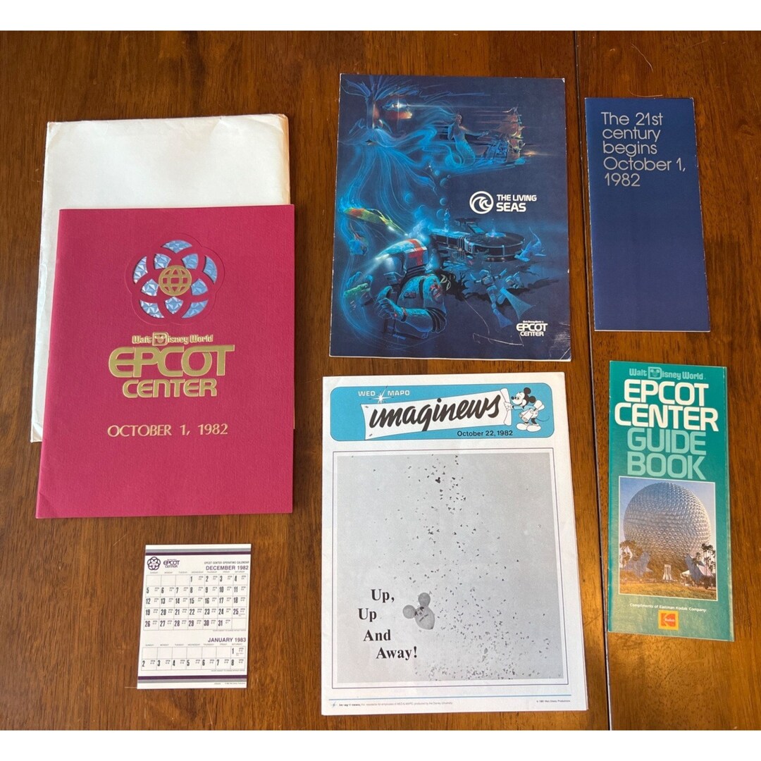 Walt Disney World Cast Member EPCOT Center October 1, 1982 Opening W ...