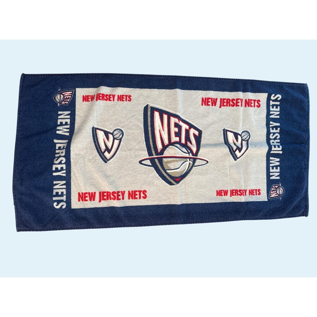Vintage New Jersey Mets NBA Cotton Bench Towel Original - Etsy