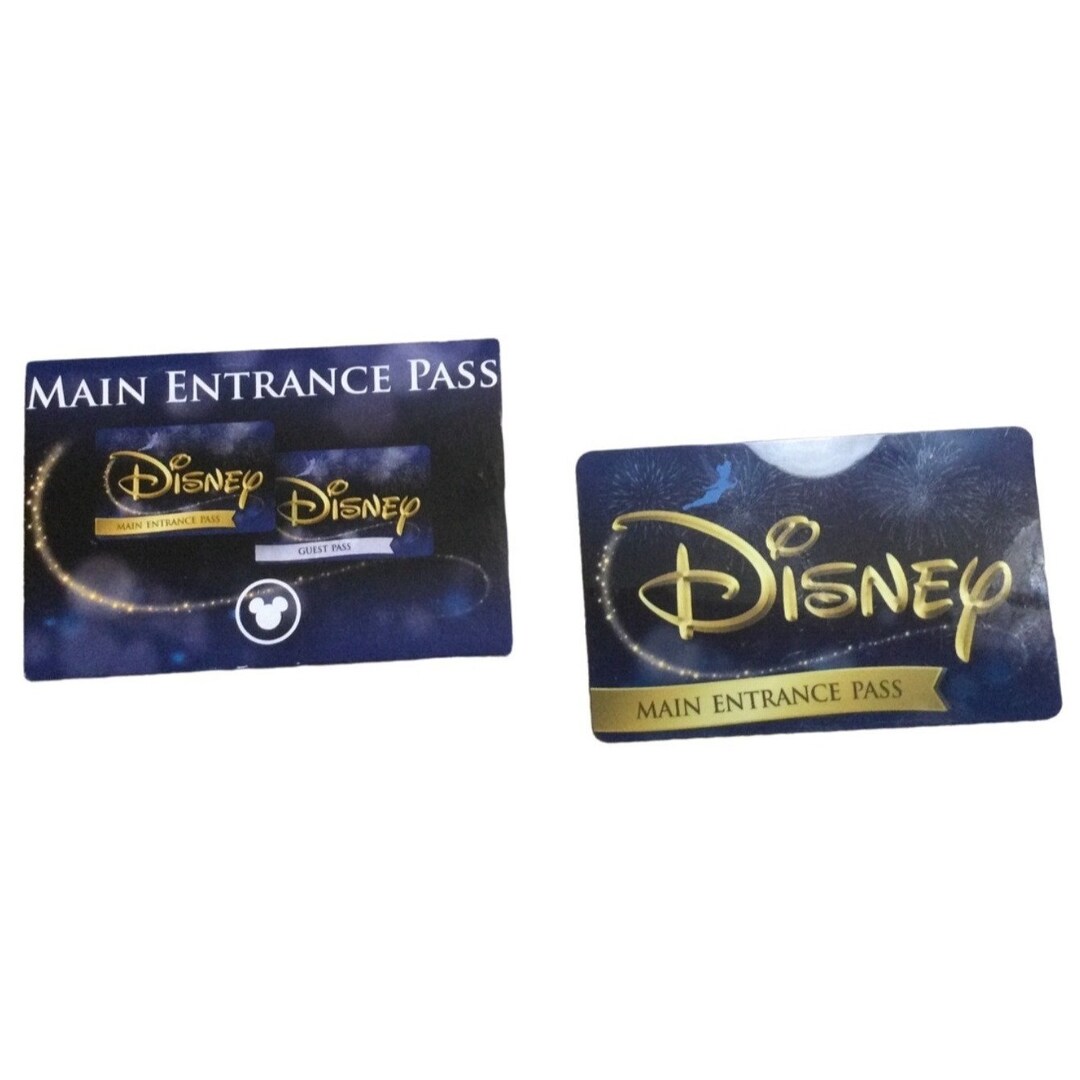 Main Entrance Disney Pass Card W/original Folder Steven Alcon WDI ...