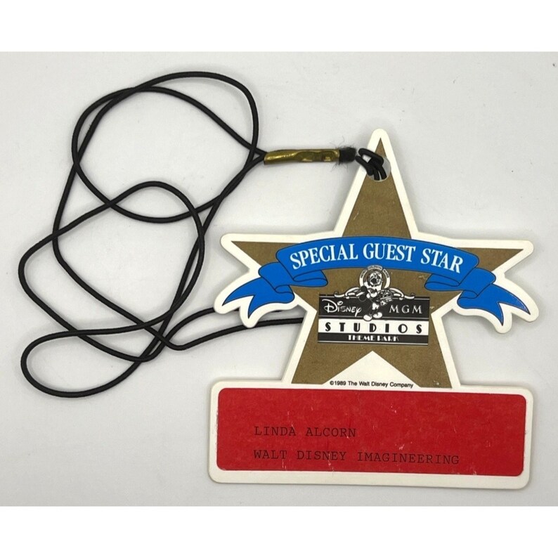 Rare Disney MGM Studios 1989 Special Guest STAR Linda Alcorn ...