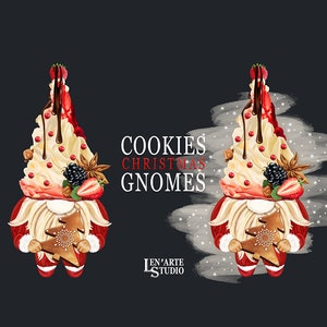 Christmas Gnomes PNG Clipart, Gnomes Cookies Clipart, Christmas Gnome ...