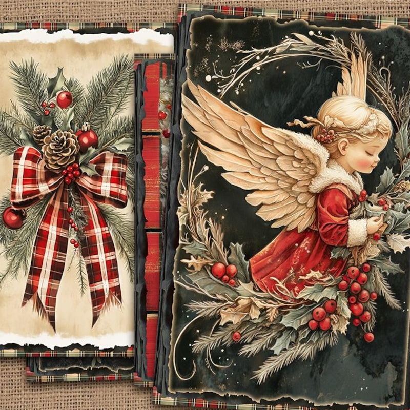 Printable Papers Christmas - Etsy