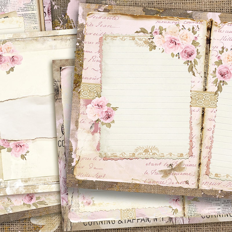 Pink Roses Vintage Sheet - Etsy UK