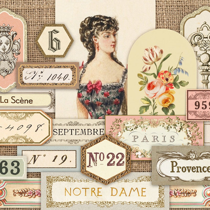 French Numbers on Paper - Etsy