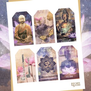 Printable ZEN Junk Journal Pages, Digital Journal Pages, Meditation ...