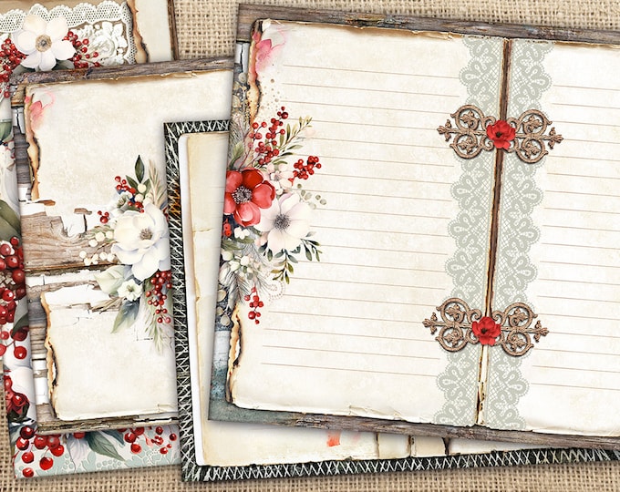 December Daily Christmas Journal, Pink Santa Journal, Pink Christmas ...