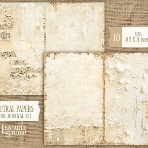 Vintage Junk Journal Pages, Junk Journal Basic Papers, Printable ...