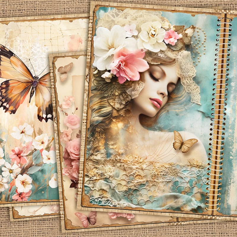 Lace Digital Paper - Etsy