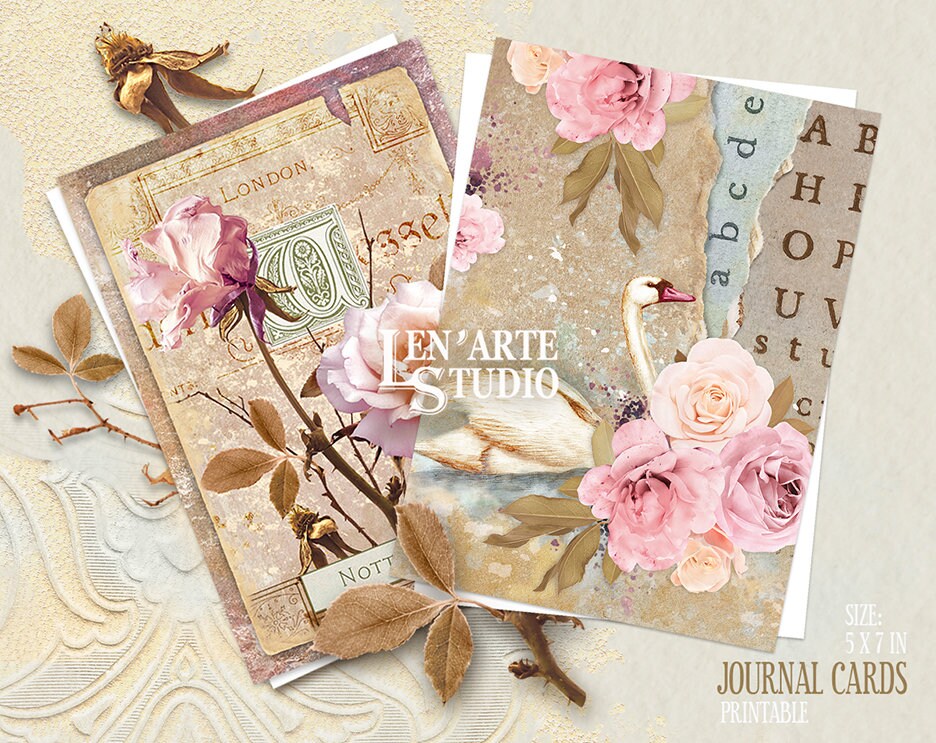 Vintage Junk Journal Tags Junk Journal Ephemera Junk Journal - Etsy