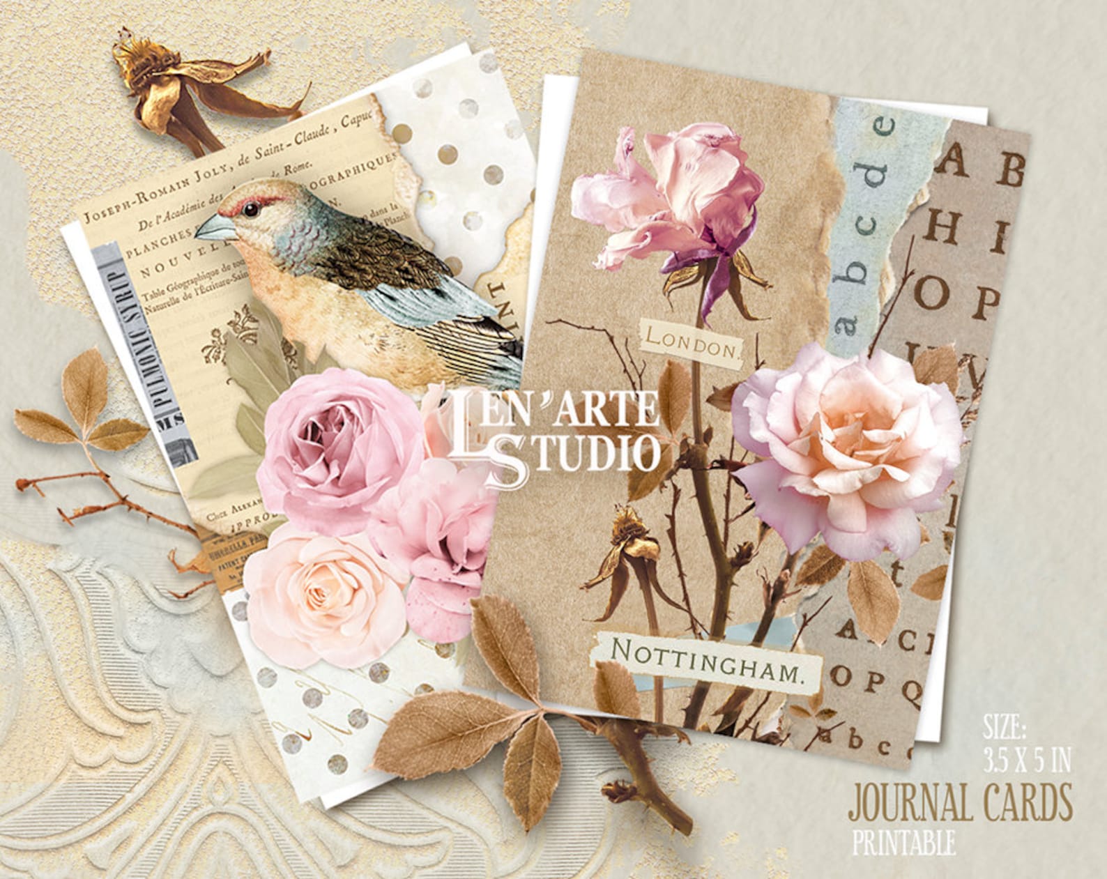 Vintage Junk Journal Tags Junk Journal Ephemera Junk Journal - Etsy