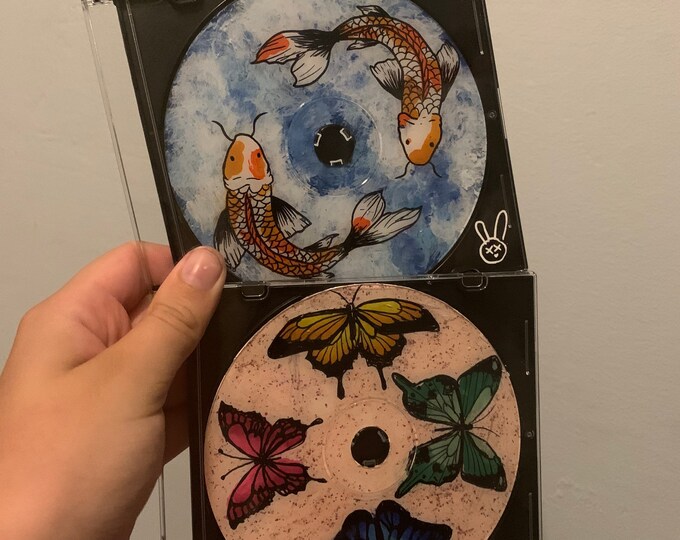 Painted Cd - Etsy