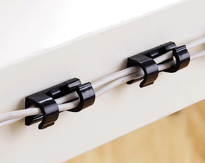 Locking Cable Management Organizer Keep Your Cables Neat and Secure set ...