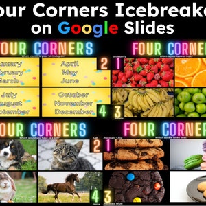 Ice Breaker Four Corners- Google Slides for Google Classroom or ...