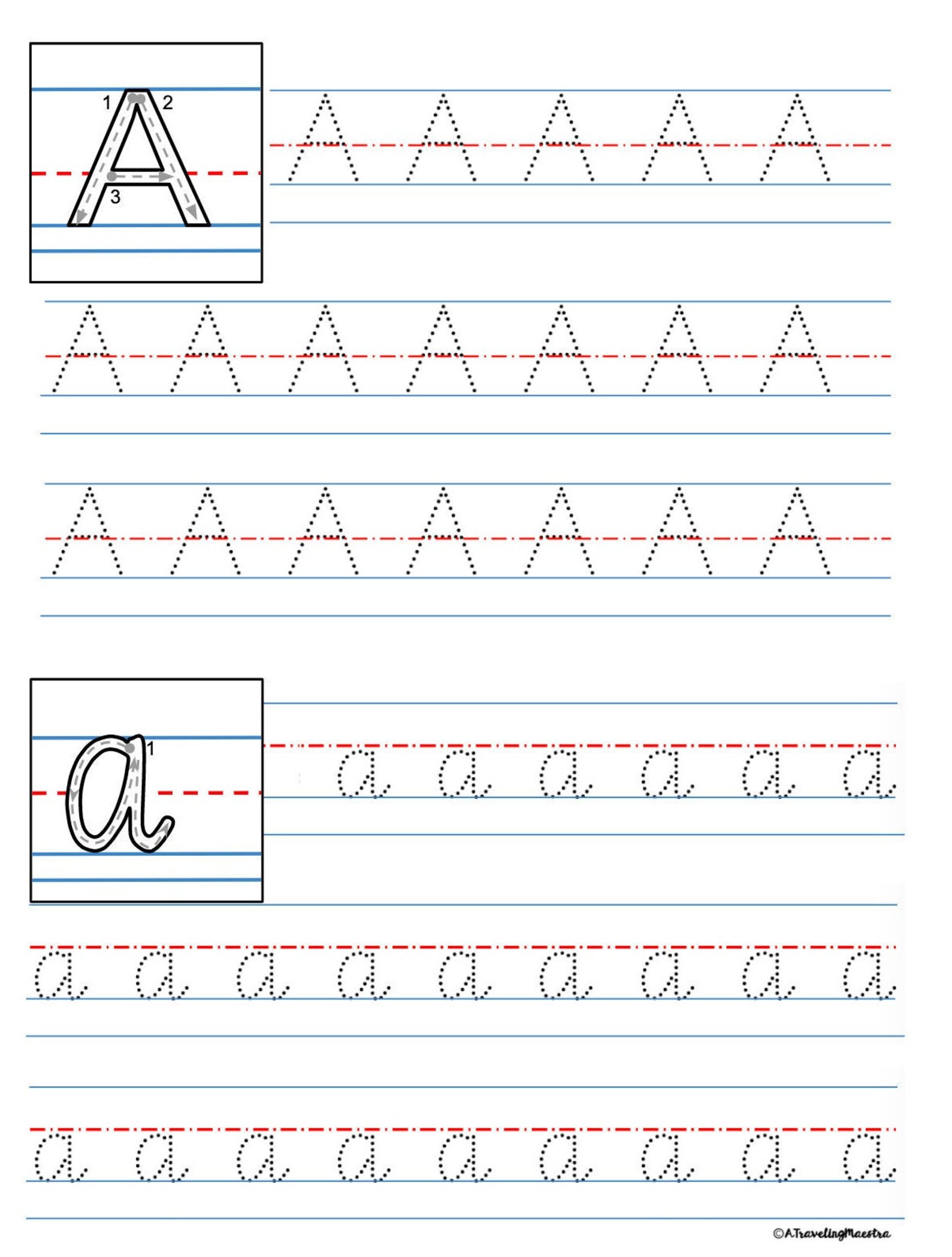 Handwriting Worksheets - Etsy Canada