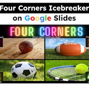 Ice Breaker Four Corners- Google Slides for Google Classroom or ...
