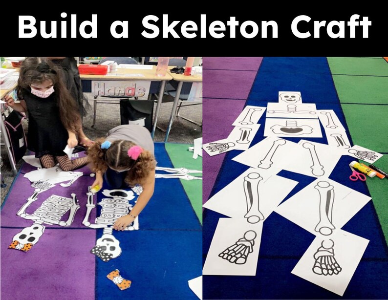 Skeleton Halloween Craft - Etsy