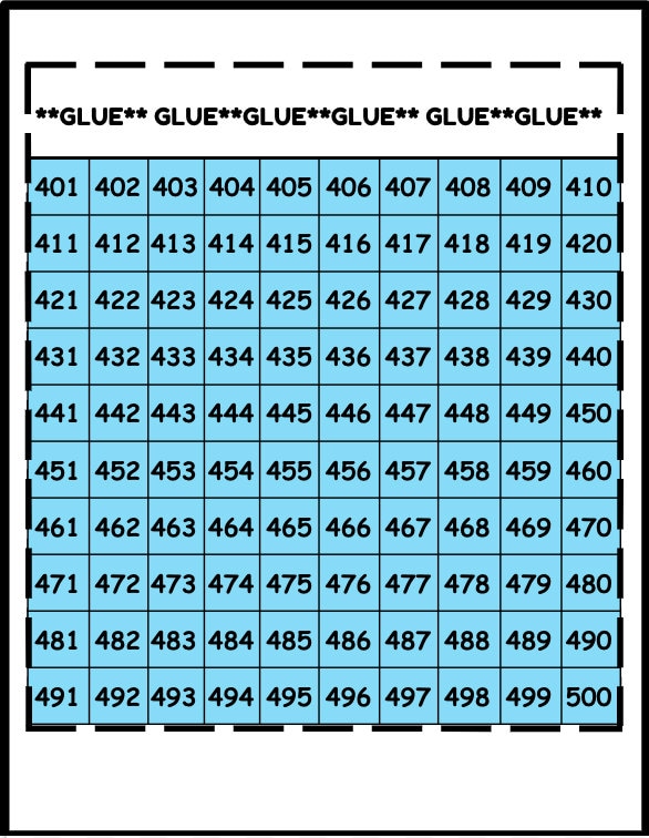 Thousands Number Chart (jumbo Version) - Etsy