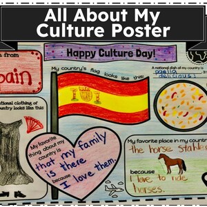 All About My Culture Poster - Etsy
