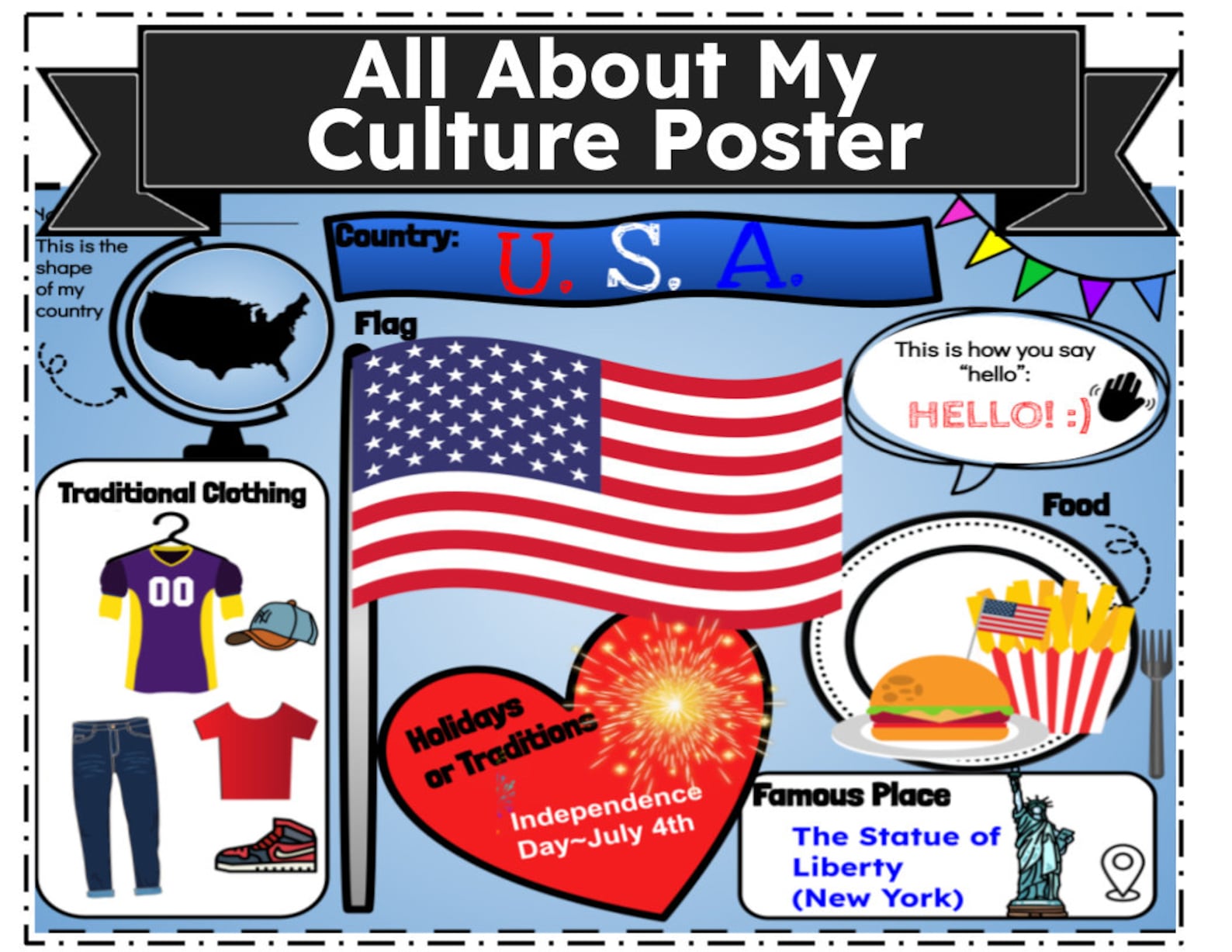 All About My Culture Poster - Etsy