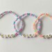 Beaded STACKABLE Flower Rings Colorful Preppy Rings for Girls Floral ...