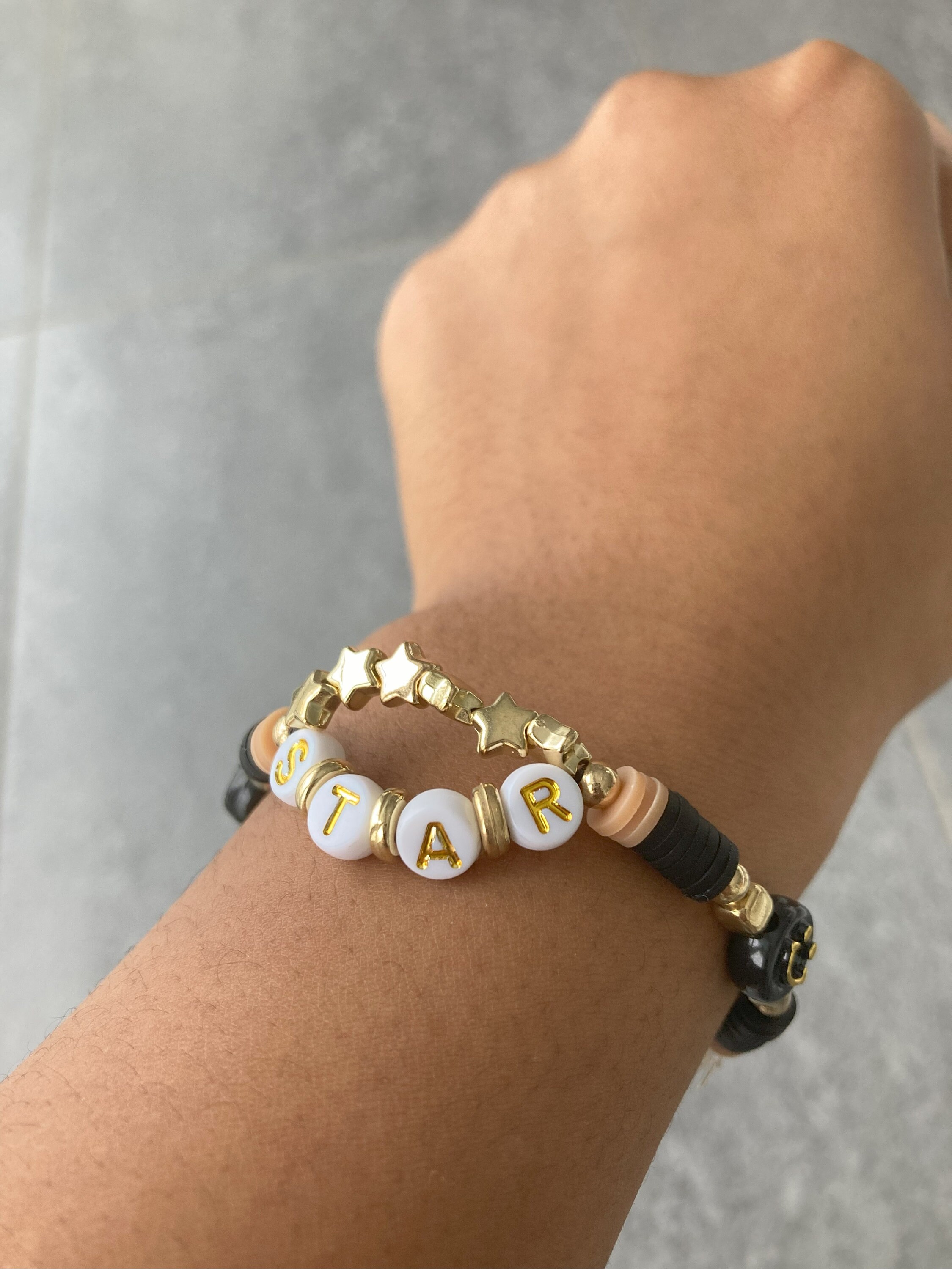 Preppy and Aesthetic Bracelets, Cute and Kawaii Armlet, Clay Beaded ...