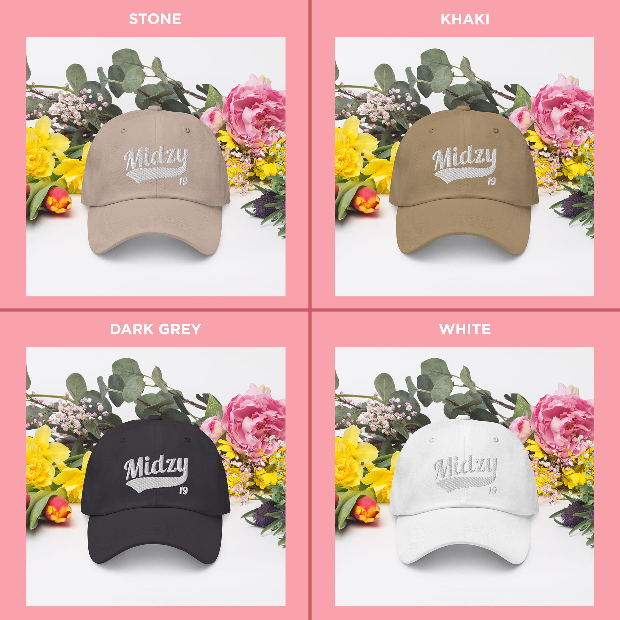 Itzy Cap Midzy Fandom Dad Hat KPOP Fan Merch Embroidered Embroidery ...