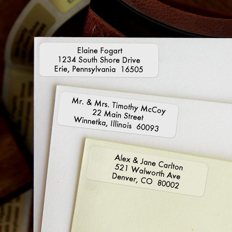 Personalized Return Address Labels – Custom Stickers (30- 900)PCS - Etsy