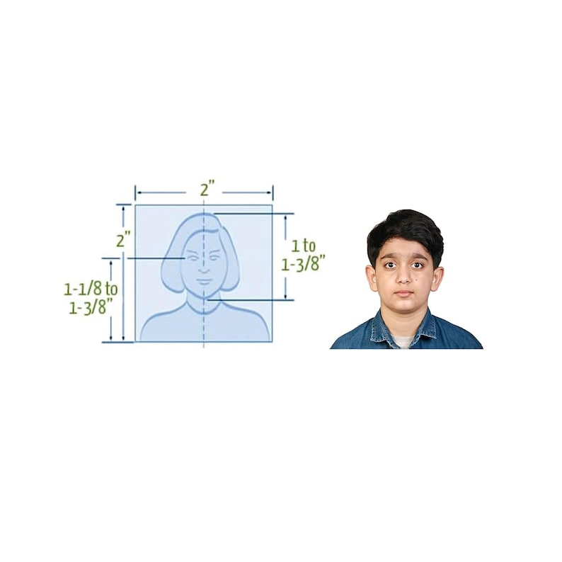 US Passport Photo: Digital File & 2 Prints by Mail - Etsy