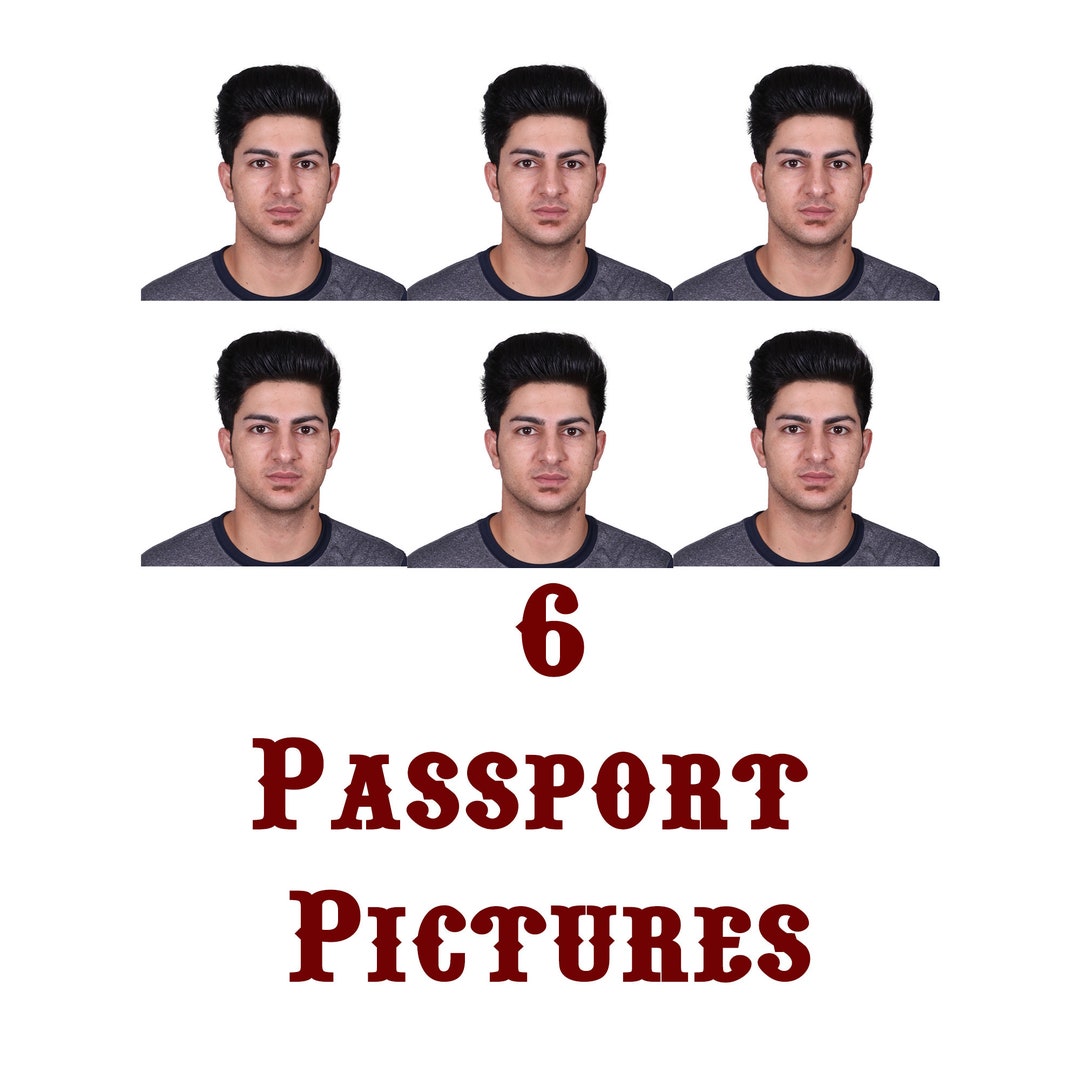 US Passport Photo Prints: Visa, Citizenship, Immigration (2x2 Inch) - Etsy