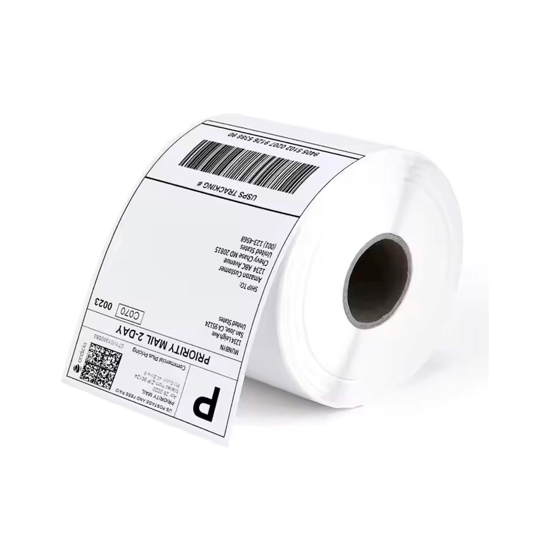 6x4 Inch Thermal Printer Shipping Labels: 500 Waterproof Self-adhesive ...