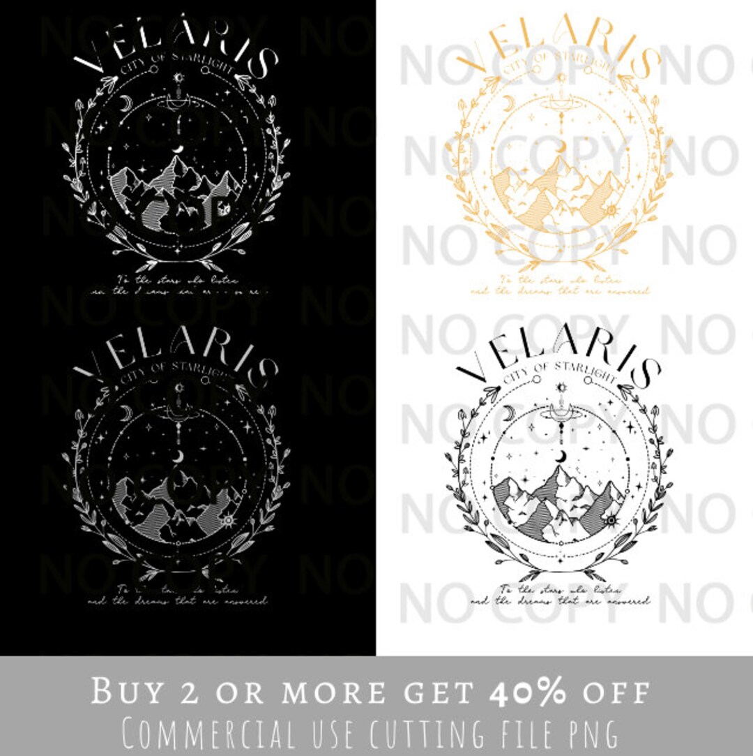 Velaris City of Starlight Png, the Night Court Png, SJM Merch Png ...