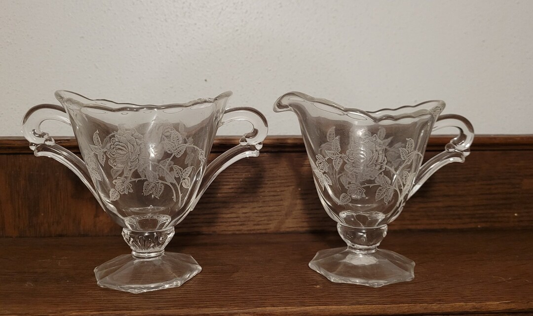 Vintage Helsey Sugar/creamer Set - Etsy