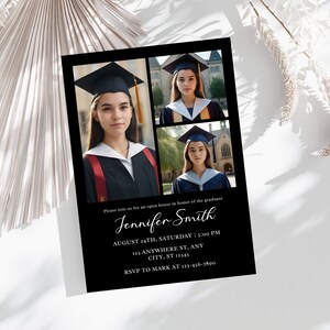 Graduation Party Invitation, Graduation Announcement Invitation, High ...