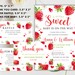 Editable Berry Sweet Baby Shower Bundle, Strawberry Baby Shower ...