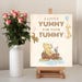 A Little Yummy for Your Tummy Winnie the Pooh Poster, Sweet Dessert Bar ...