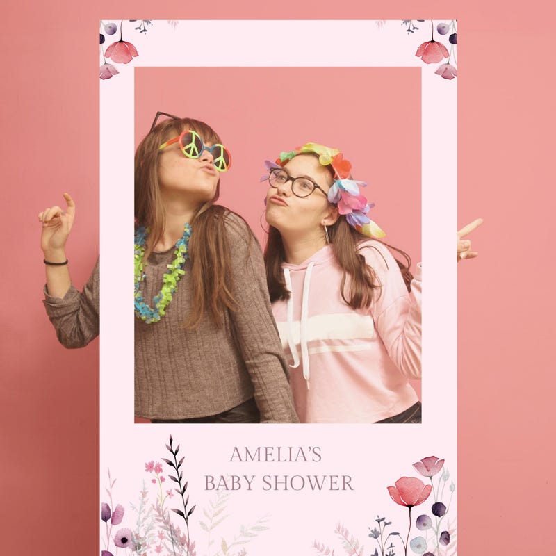 Floral Selfie Frame - Etsy
