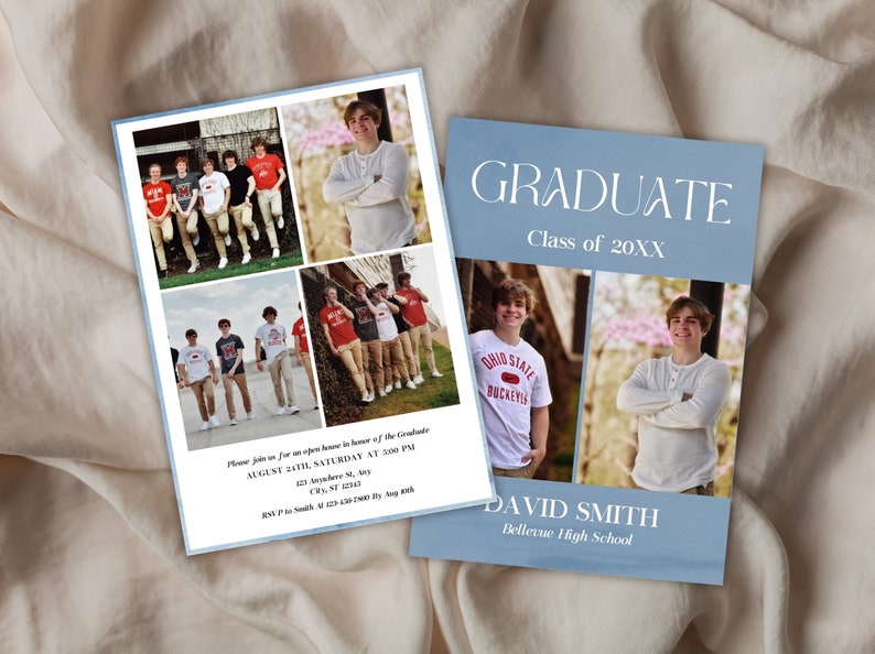 Graduation Party Invitation, Graduation Announcement,high School ...