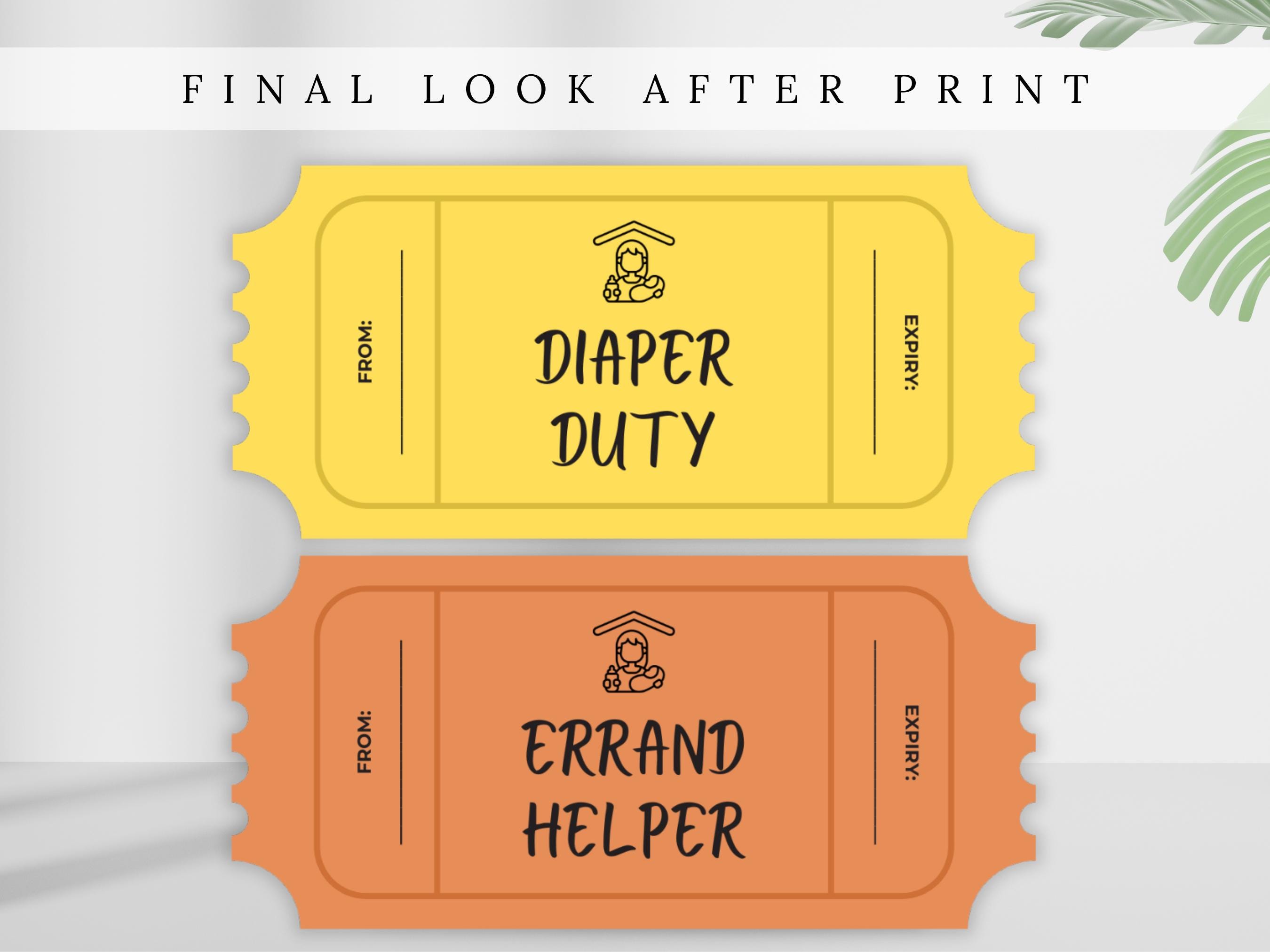 New Parent Editable Coupons, Newborn, New Baby, Baby Coupon, Baby ...