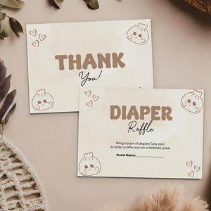 Little Dumpling Baby Shower Invitation Set, Bao Dumpling Baby Shower ...