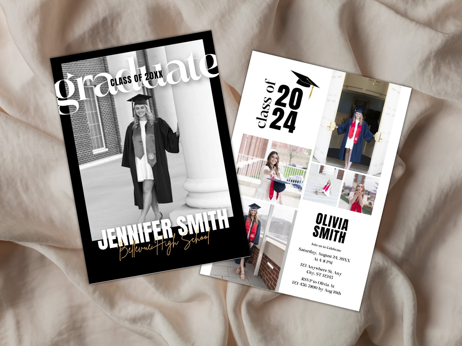 Graduation Party Invitation, Graduation Announcement Invitation, High ...