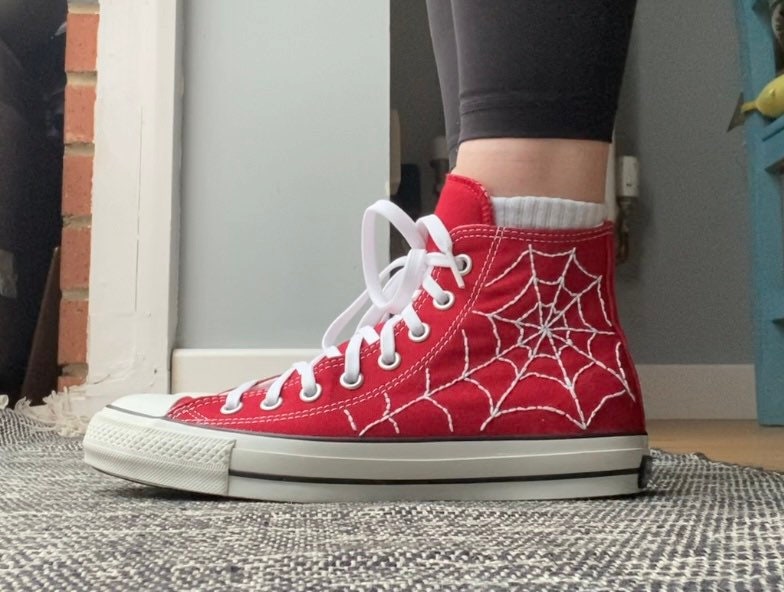 Converse Chuck Taylor Spider-man - Etsy