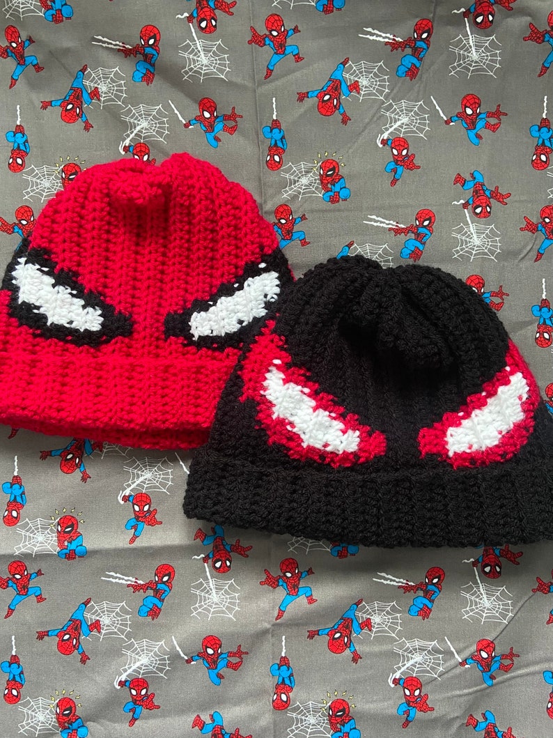 Crochet Spider Man Hat - Etsy