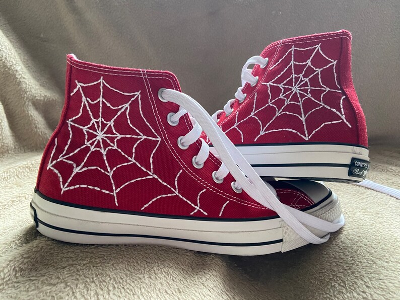 Converse Chuck Taylor Spider-man - Etsy