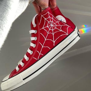 Converse Chuck Taylor Spider Man - Etsy