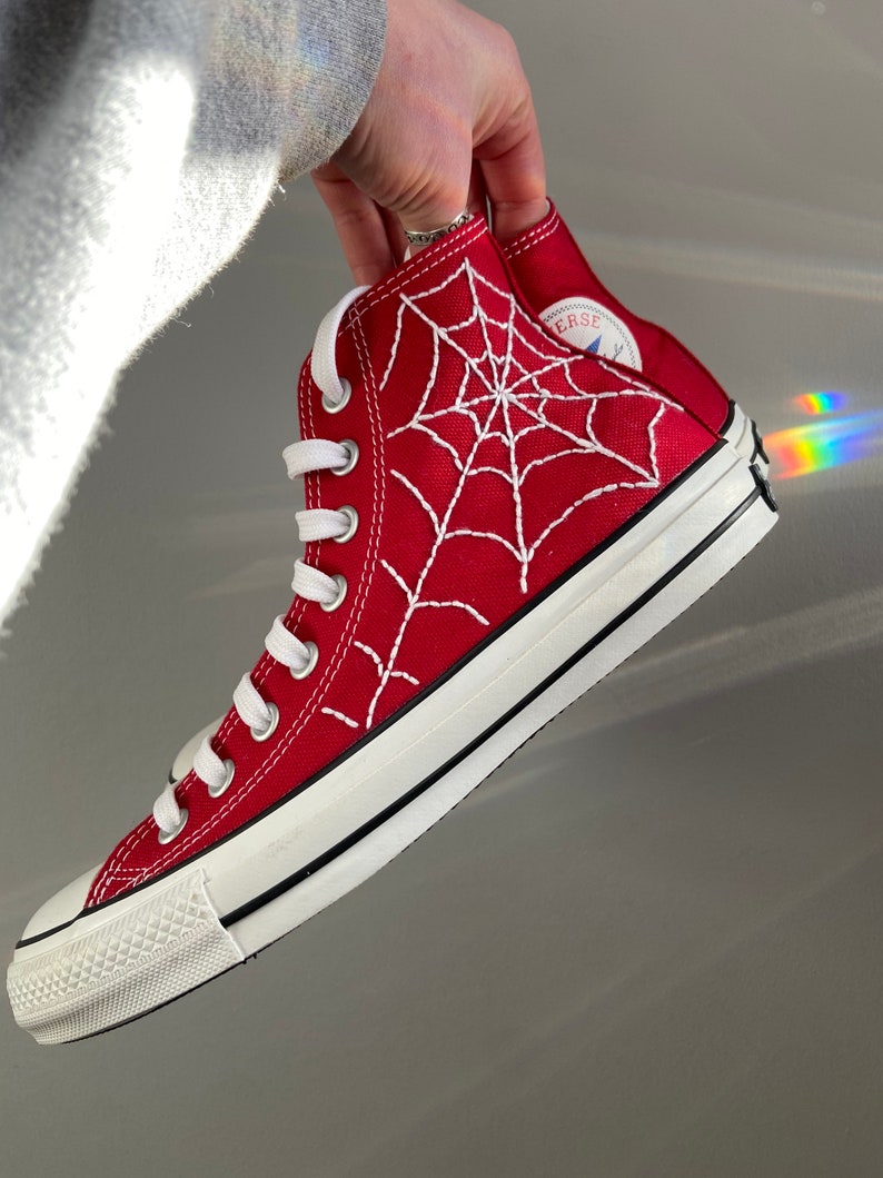 Converse Chuck Taylor Spider Man - Etsy