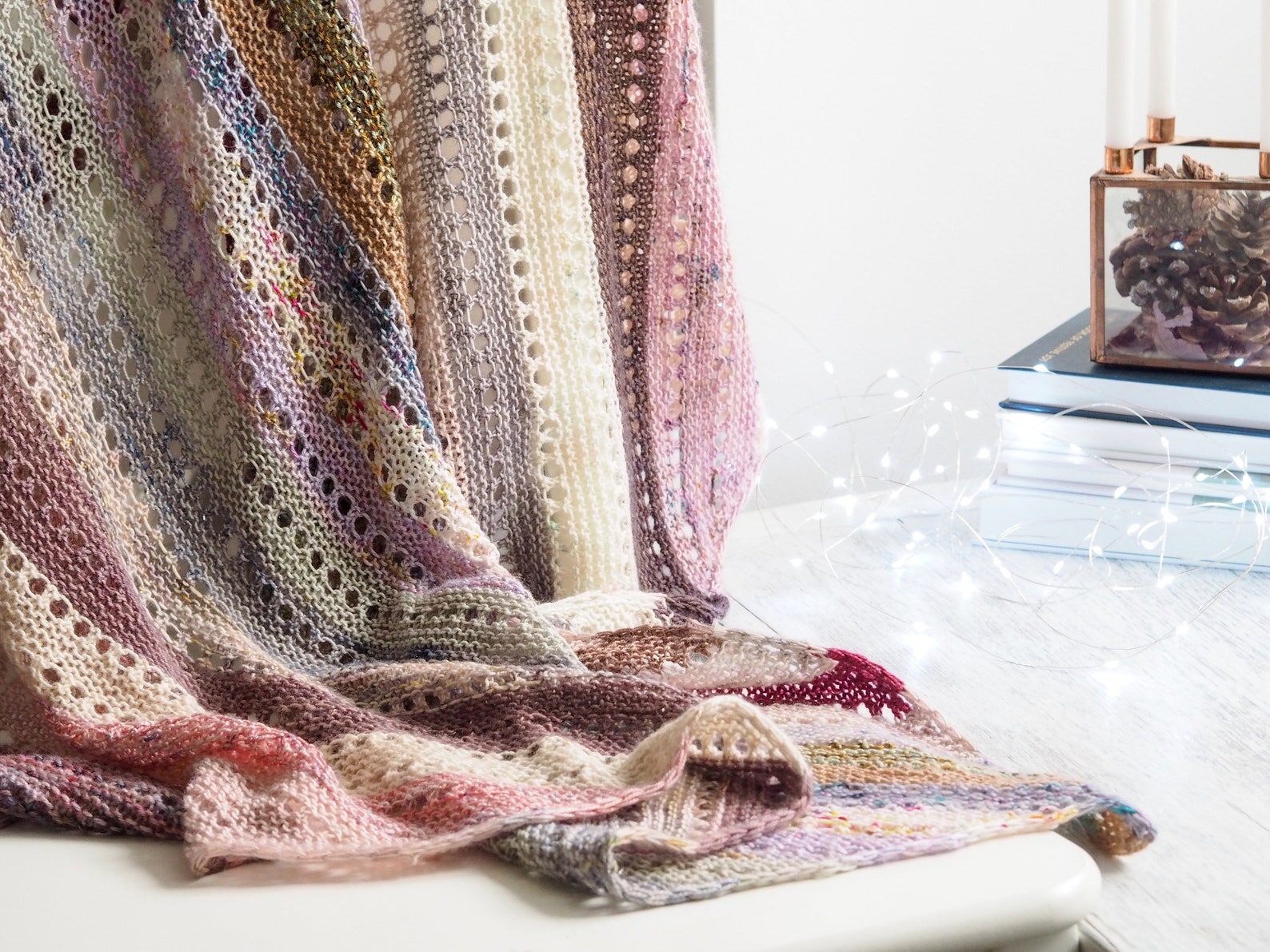 KNITTING PATTERN Easy Blanket Knitting Pattern Habitation | Etsy