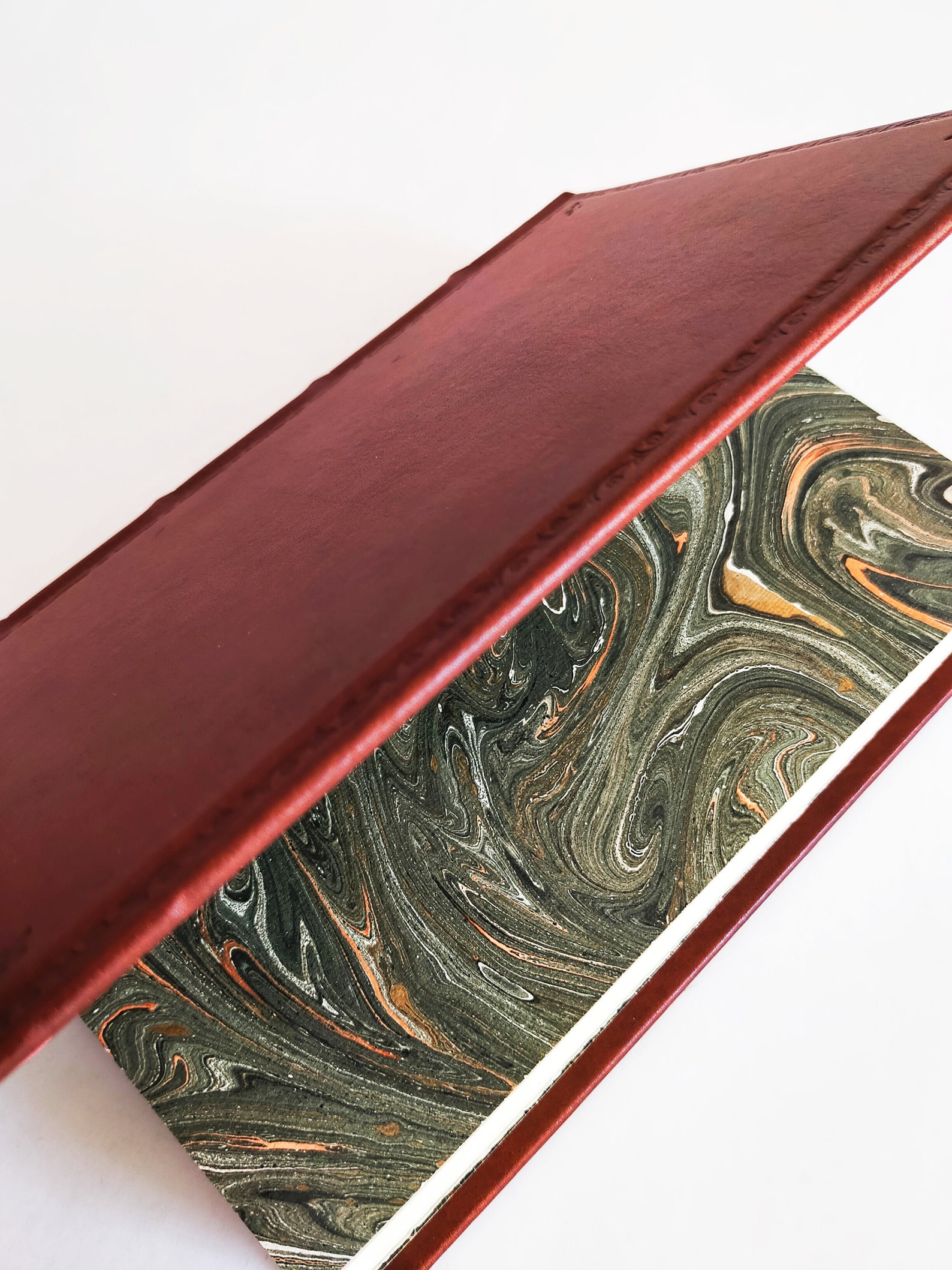 Italian Leather Journal - Hand Tooled Book - Various Sizes - Etsy