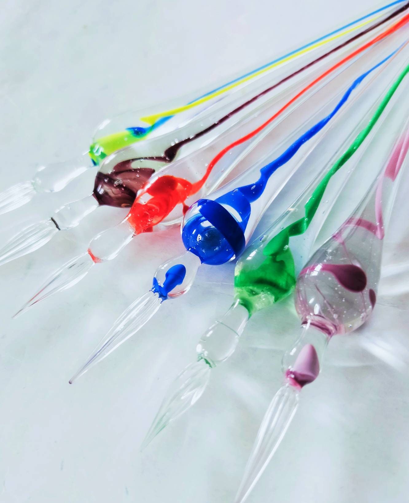 GLASS PEN, Murano Glass Pen, Italian Glass Pen, Dip Pen, Writing Set ...