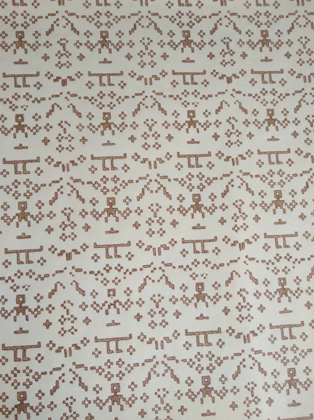 Woodblock Paper Sheet - Hand Printed - Etsy